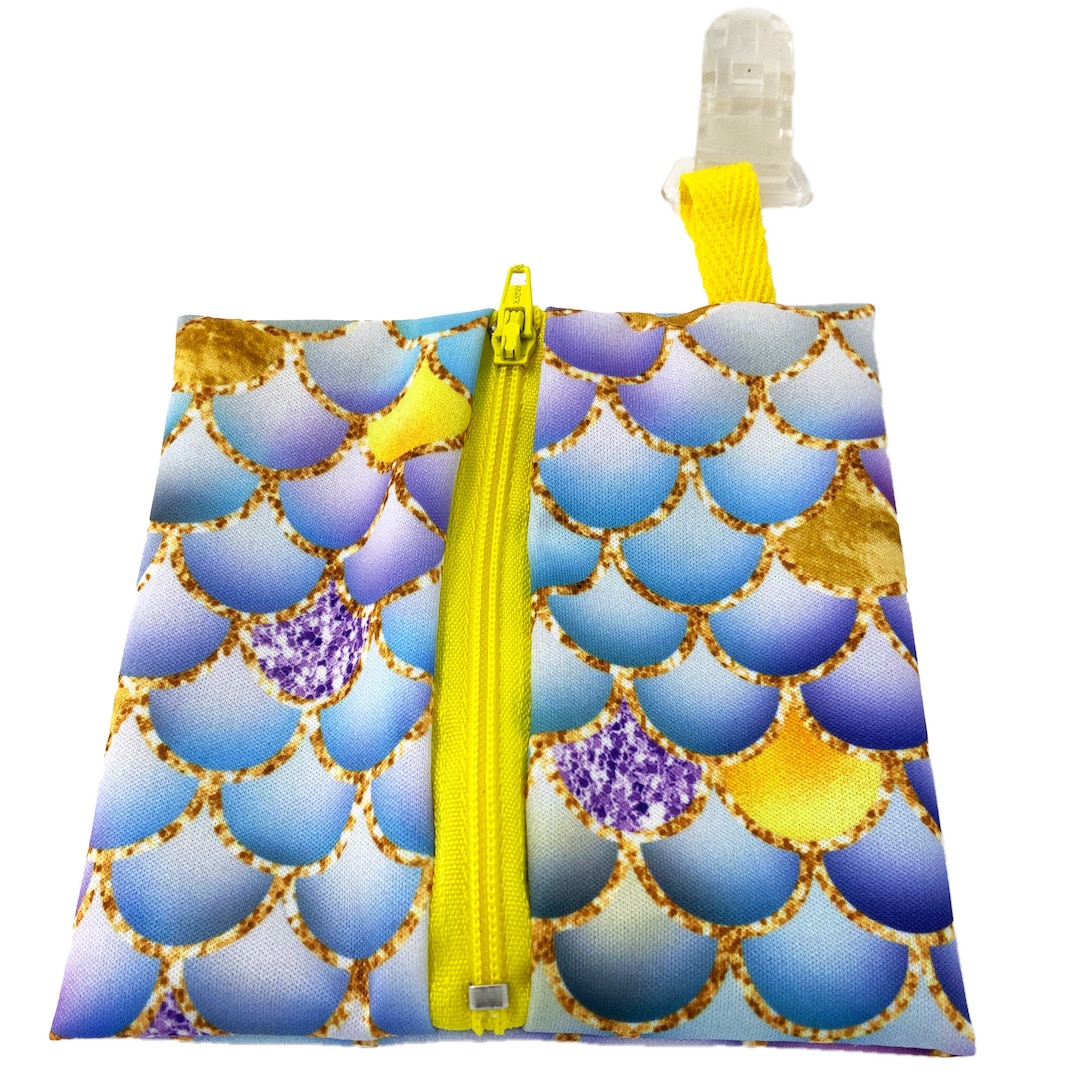 NGT Hickman Line - Feeding Tube Tubie Pouch With Zip and Clip - Mermaid ...