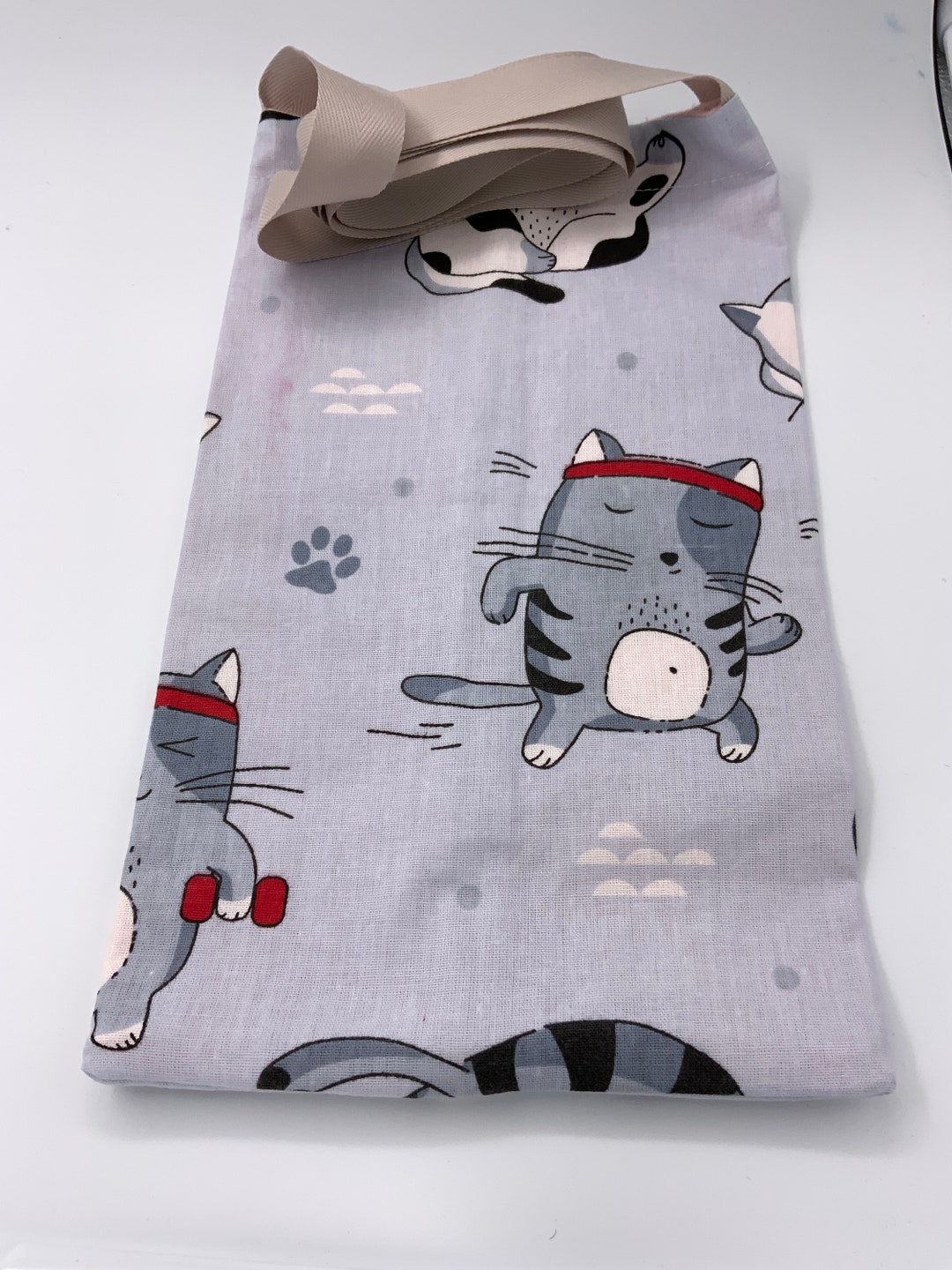 Cats Lined Cotton Syringe Driver Bag Approx 11.5x 6.5 - Etsy