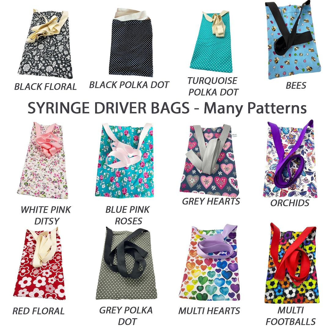 Handmade Syringe Driver Pump / Chemo Pump Bag in Various Colours - Etsy