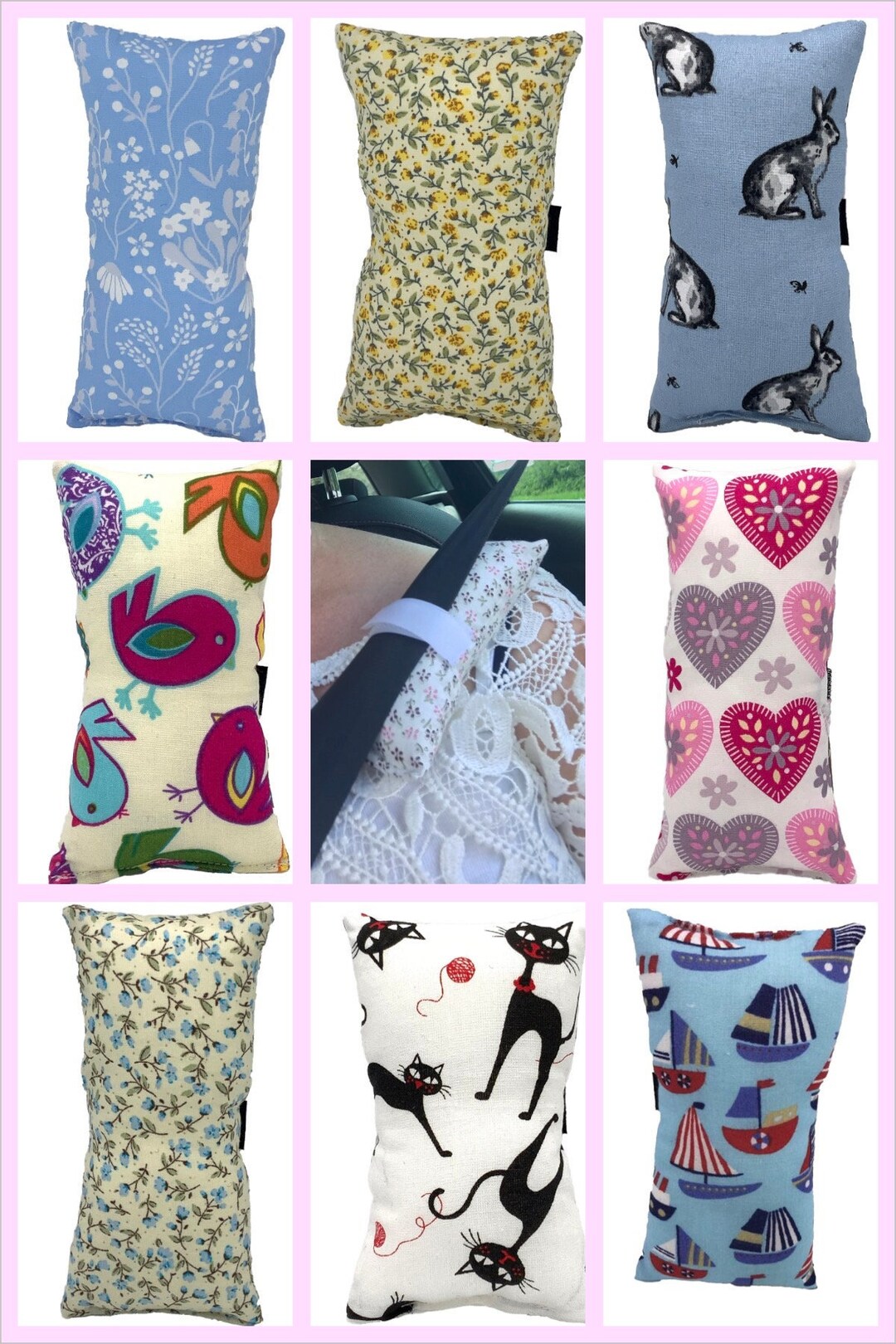 Small 6" Medical Port Pillow Cushion for Car Seatbelt Portacath Stoma ...