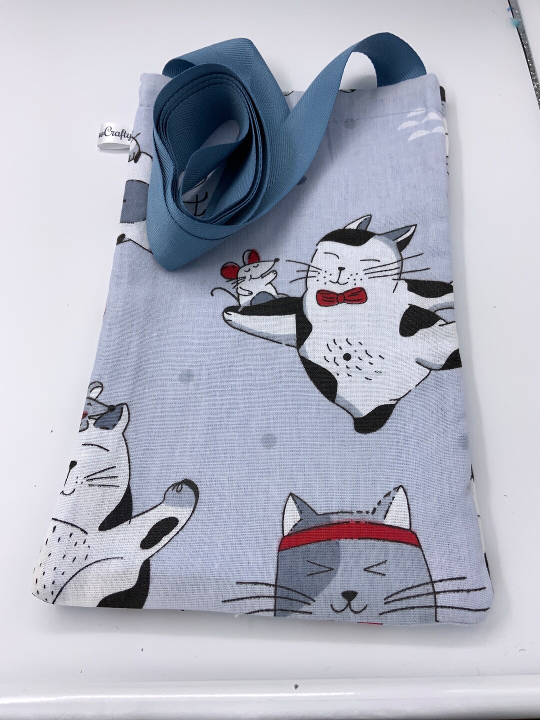 Cats Lined Cotton Syringe Driver Bag Approx 11.5x 6.5 - Etsy