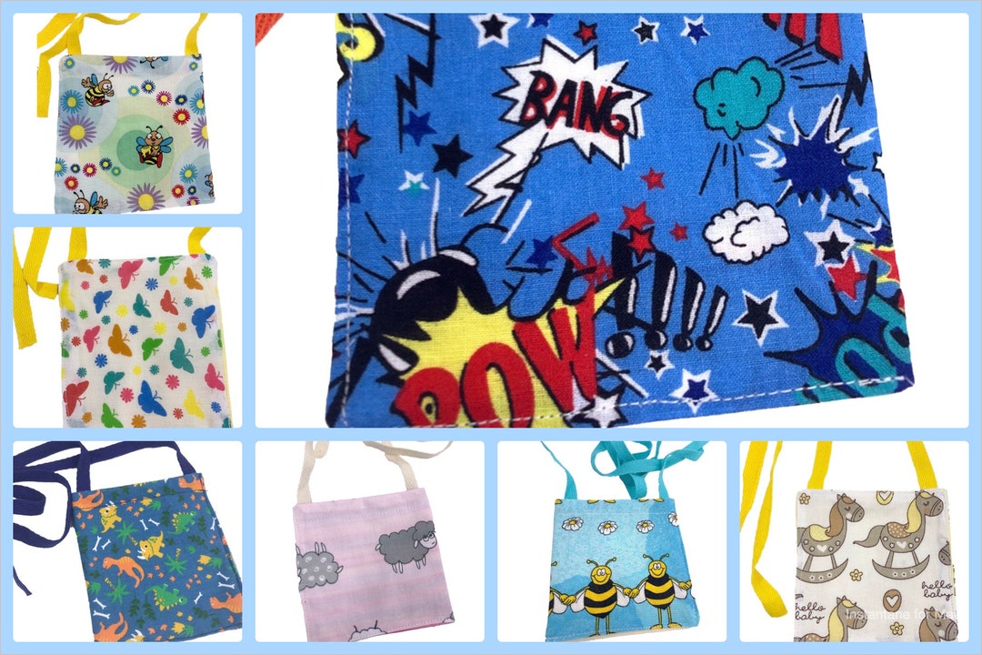 1 X Lined Wiggly Pouch/bag Childs Hickman Line Central Line Chemo ...