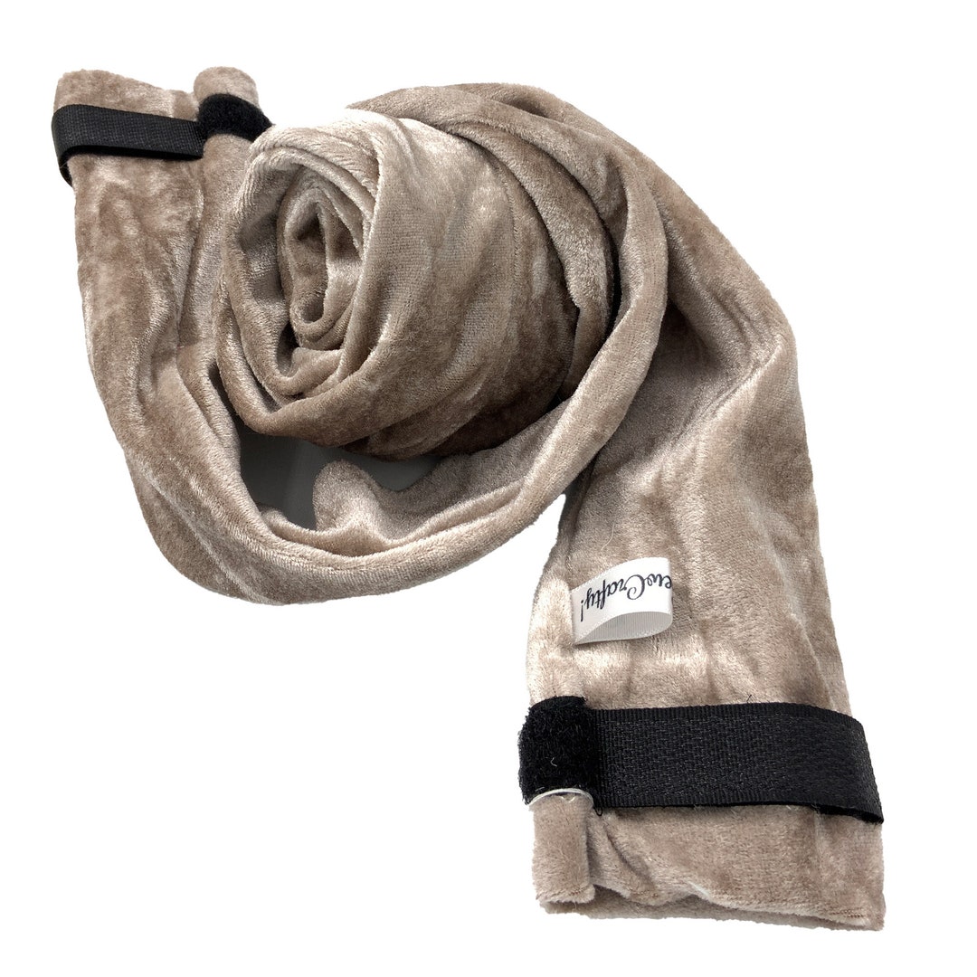 Soft and Warm CPAP Hose Cover - Crushed Velvet Fabric, Quiet ...