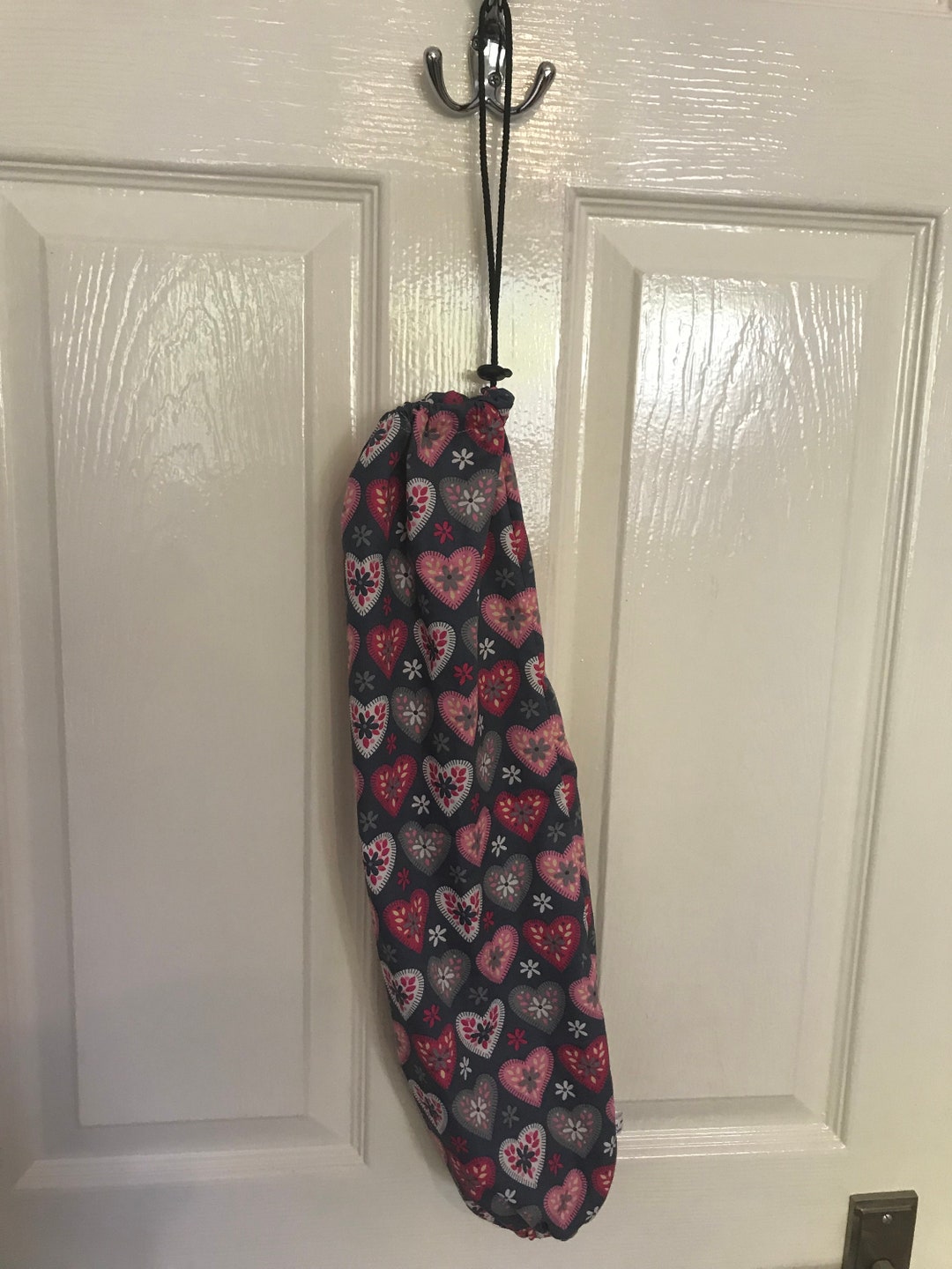 Shopping Bag Holder Dispenser Sock Holder Nursery Kitchen Hearts - Etsy