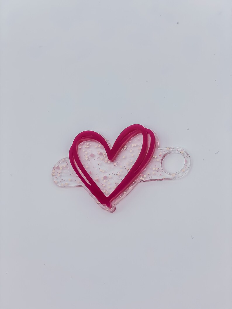 Pink Heart Stanley Topper, Acrylic Topper, Valentines Day Gifts - Etsy