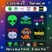 ANIMATED Emotes for Twitch & Discord - Cosmic Space Text Bundle Pack ...