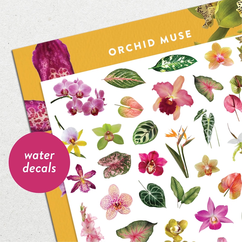 Summer Orchid Nails - Etsy
