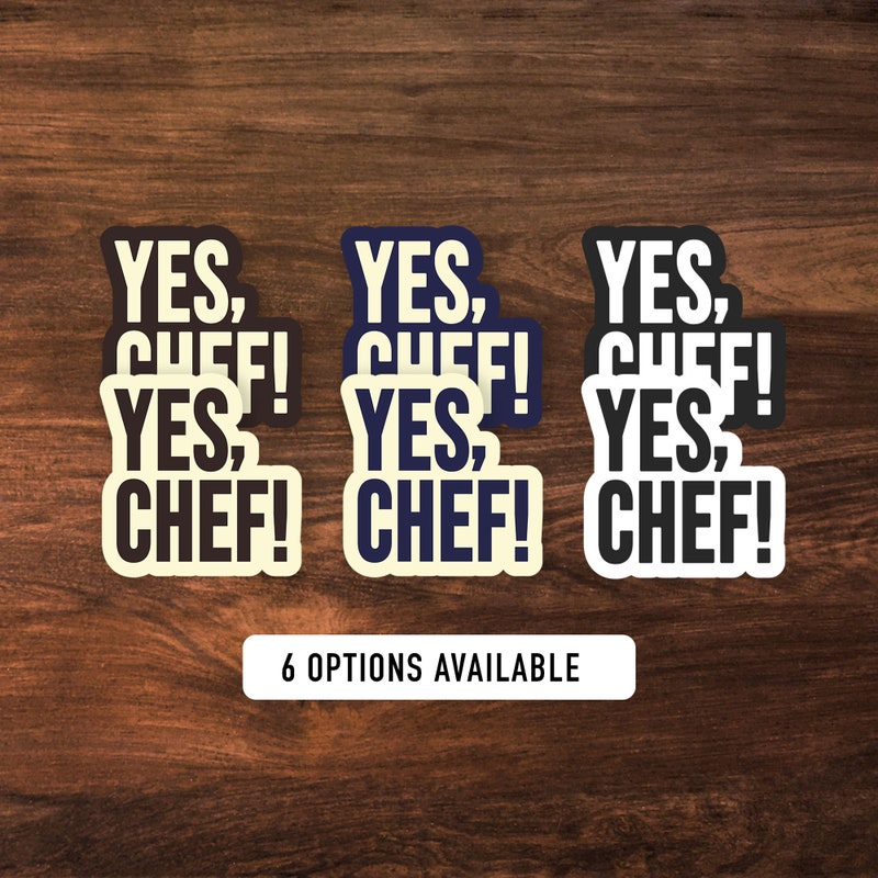 Chef Decal - Etsy