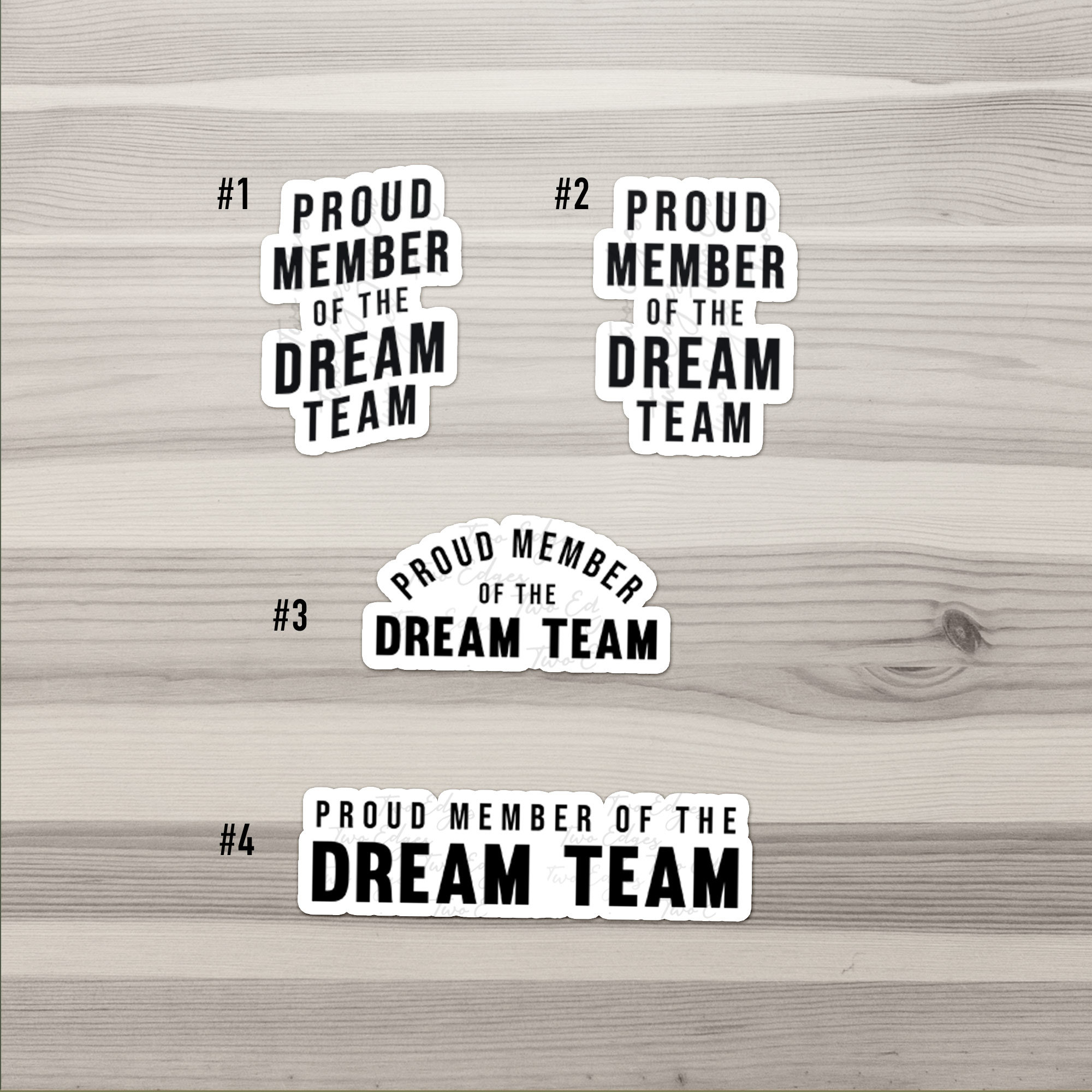 Proud Member of the Dream Team Matte Decal Sticker Teamwork - Etsy
