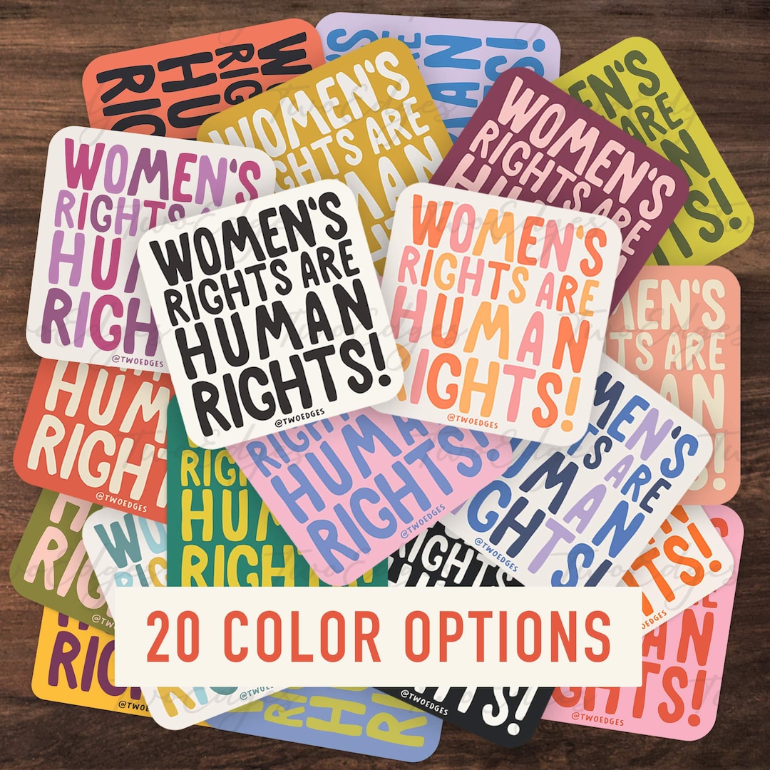 Women's Rights Are Human Rights Decal Sticker - Advocate for Equal ...