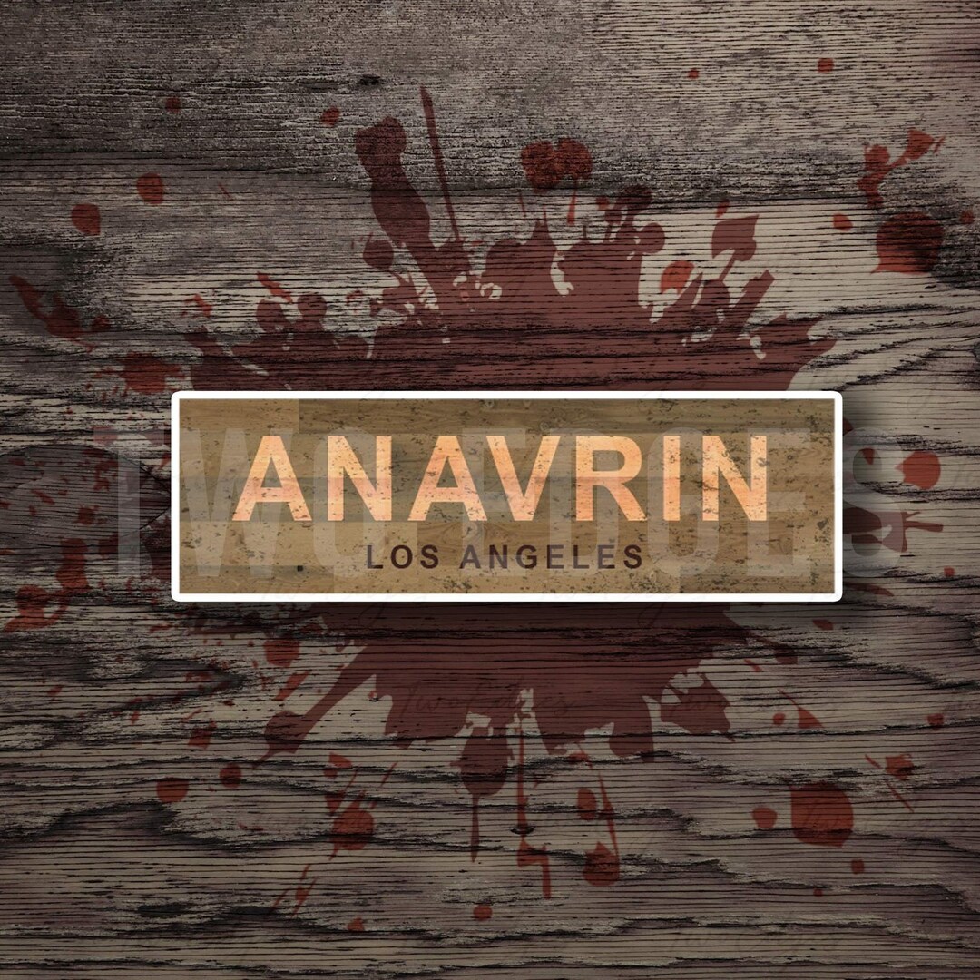 ANAVRIN Matte Decal Sticker- YOU Inspired Sticker , Halloween Sticker, Pop Culture, Water Bottle ...