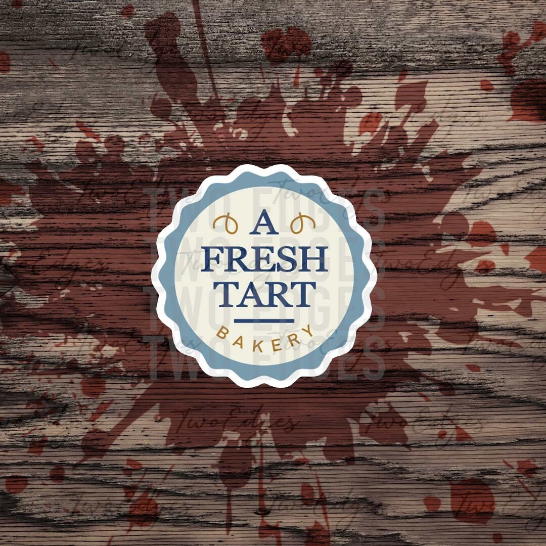 A Fresh Tart Bakery Inspired Matte Decal Sticker- YOU Inspired Sticker ...