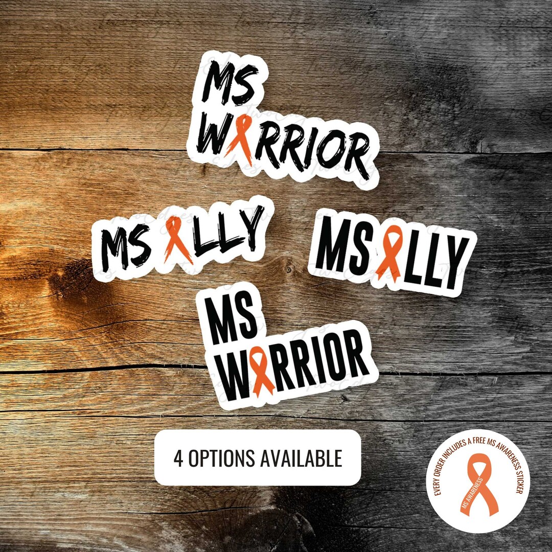 MS Warrior and MS Ally Matte Decal Vinyl Sticker -MS Sticker ...