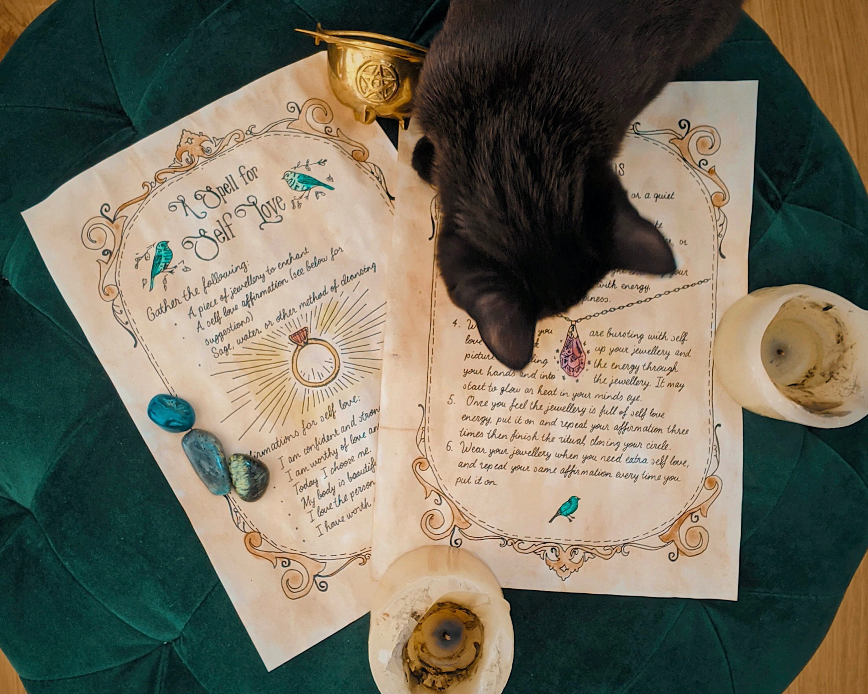Magic Spells Pack - Witchcraft Starter Kit - Book of Shadows Pages ...