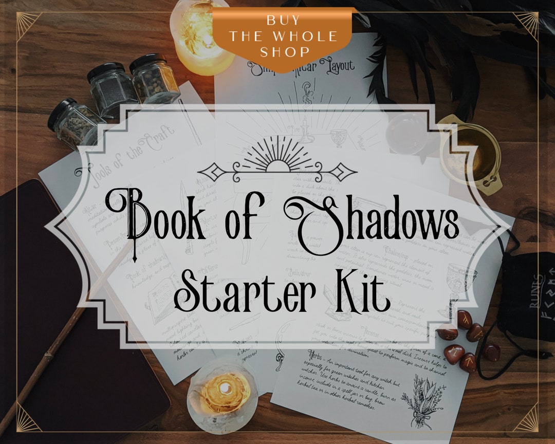 Book of Shadows Starter Kit - Everything in the Shop! - Etsy