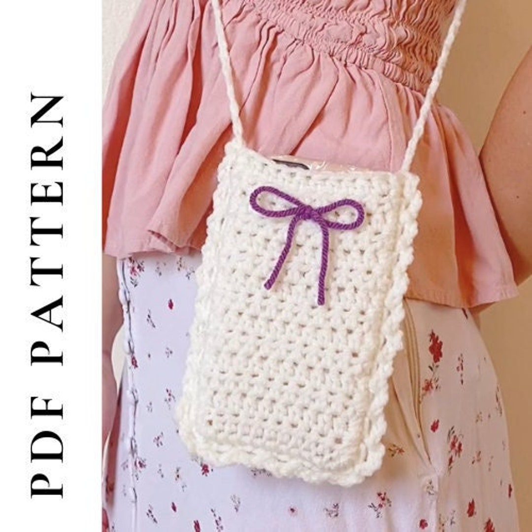 Crochet Phone Bag Pattern PDF Digital Download - Etsy