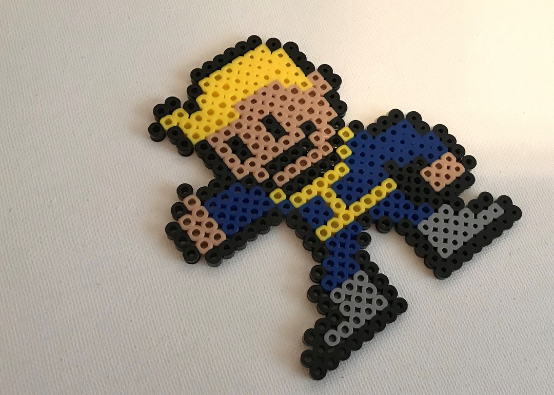 Handmade Perler Item - Fallout - Vault Boy # 2 - Etsy
