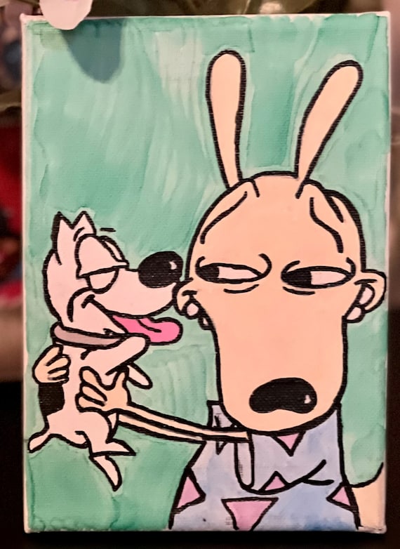 Rocko's Modern Life Rocko & Spunky Hand Drawn and - Etsy