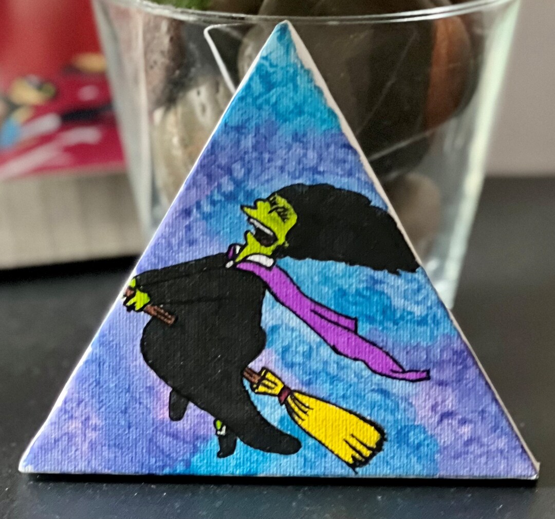 The Simpsons Tree House of Horror Witch Marge Hand Drawn and Painted ...