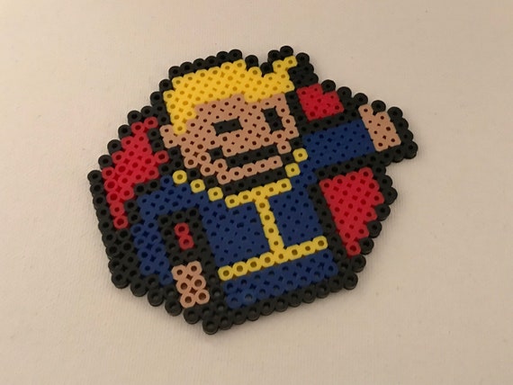 Handmade Perler Item Fallout Vault Boy 1 | Etsy