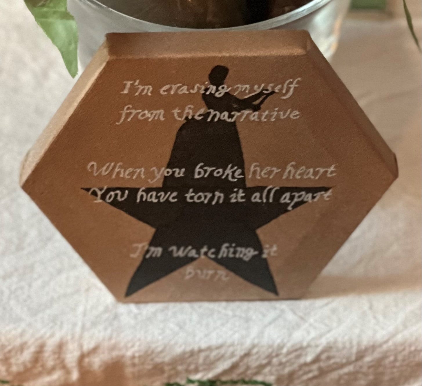 Hamilton - Eliza - Burn - Hand Drawn and Painted Canvas - Etsy