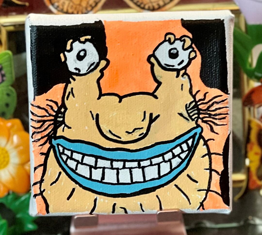 Aaahh!!! Real Monsters - Krumm - Hand Drawn and Painted Canvas - Etsy