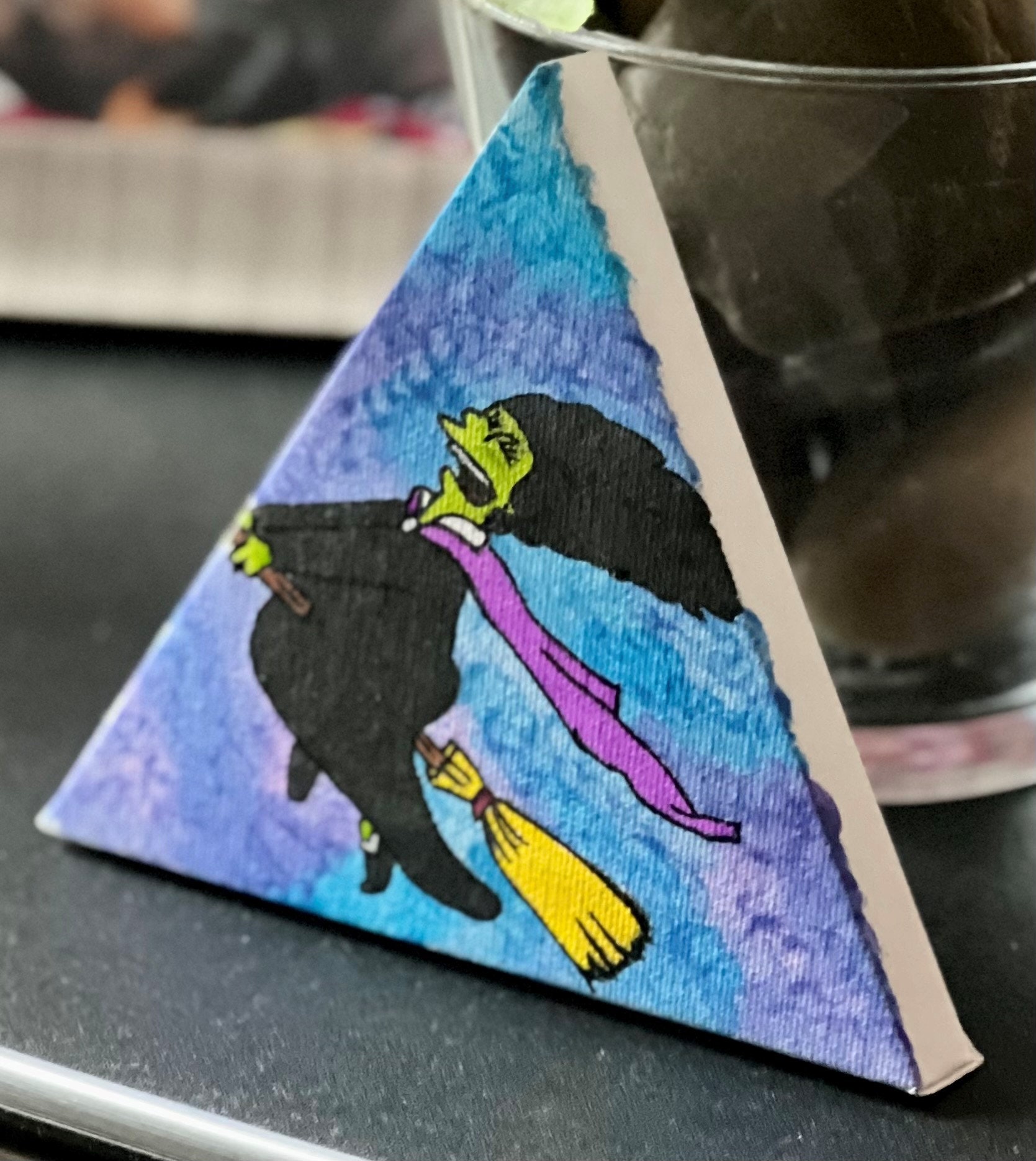 The Simpsons Tree House of Horror Witch Marge Hand Drawn - Etsy