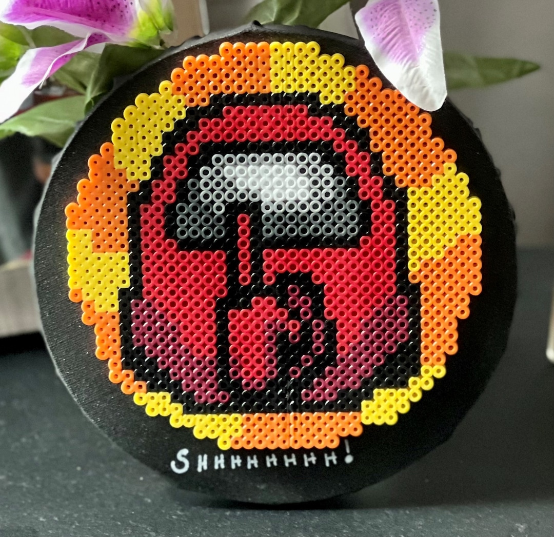 Handmade Perler Canvas Item - Among Us - Imposter - Etsy
