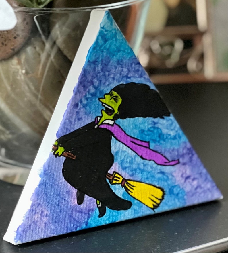 The Simpsons Tree House of Horror Witch Marge Hand Drawn - Etsy