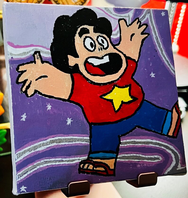 Steven Universe - Steven - Hand Drawn and Painted Canvas - Etsy