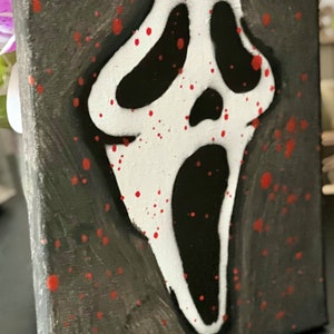 Scream Ghostface Canvas Spray Paint Art - Etsy Canada