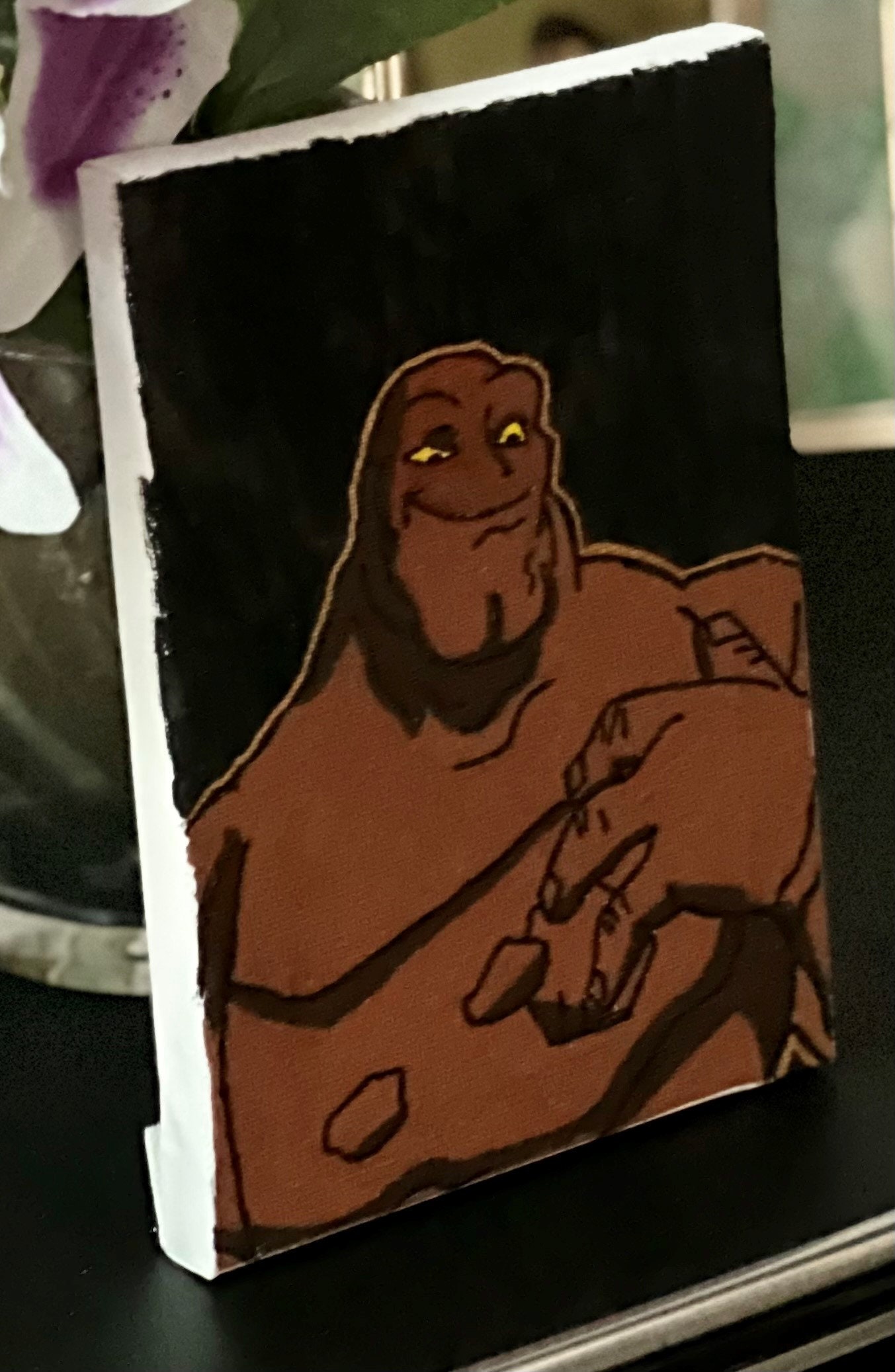 Harley Quinn Clayface Hand Drawn and Painted Canvas - Etsy