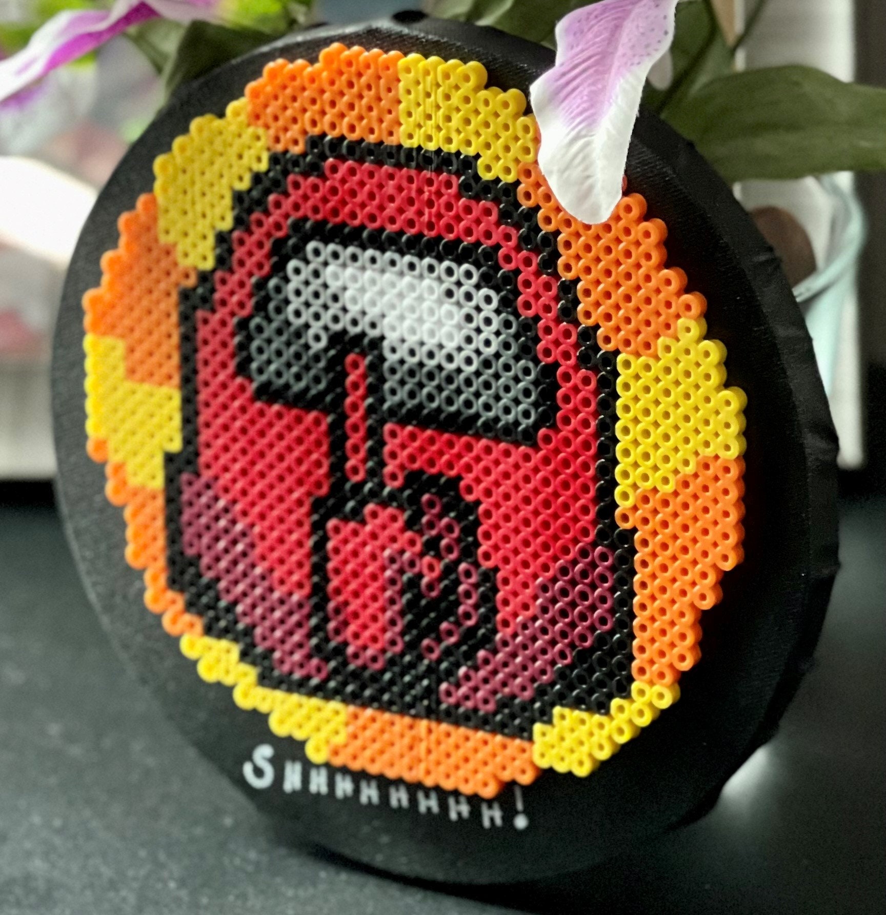 Handmade Perler Canvas Item - Among Us - Imposter - Etsy