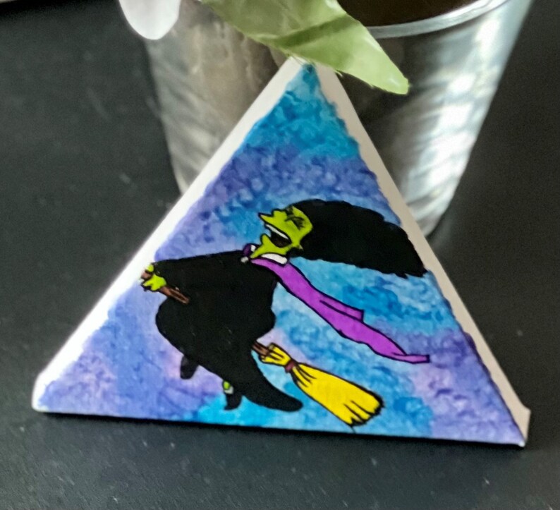 The Simpsons Tree House of Horror Witch Marge Hand Drawn - Etsy