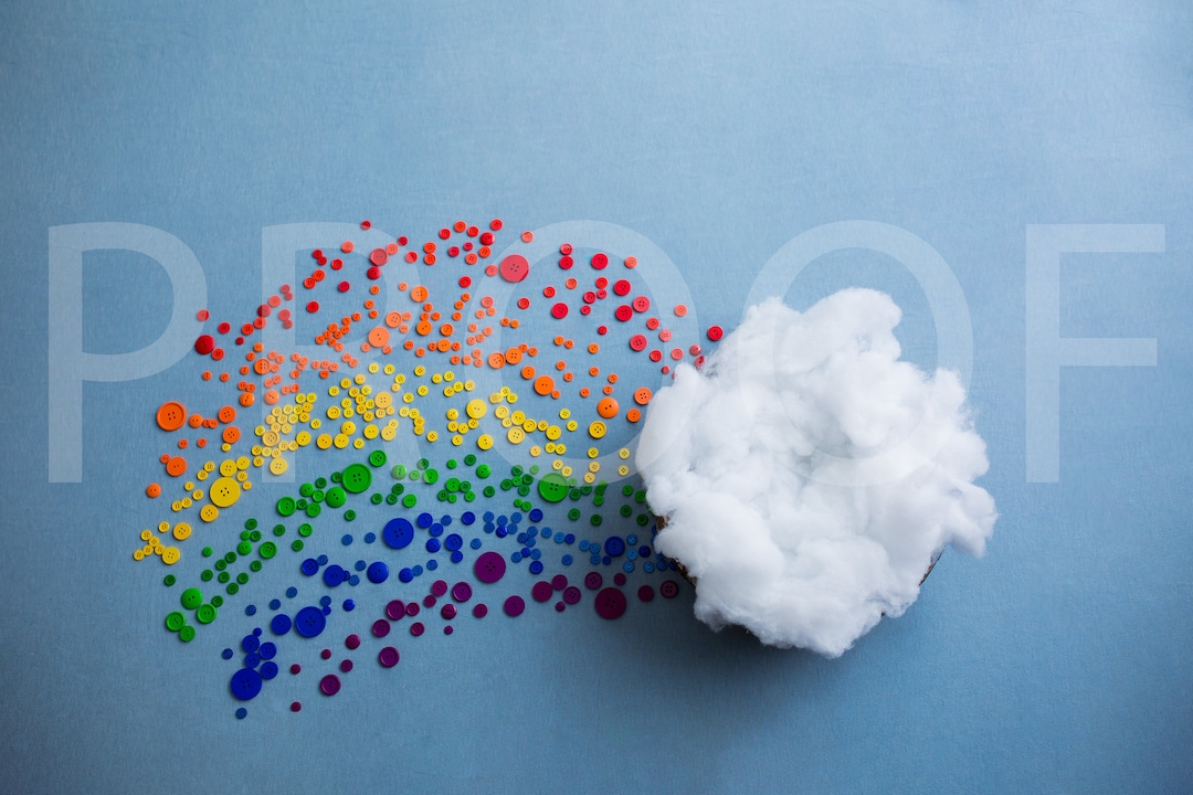 Rainbow Baby Digital Backdrop - Etsy