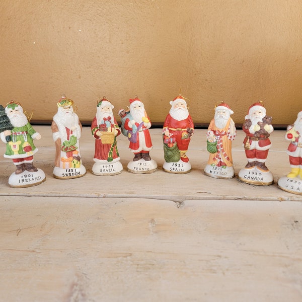 Porcelain Santa - Etsy