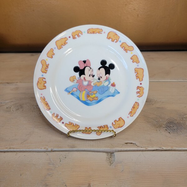 Ceramic Mickey Mouse Plate - Etsy