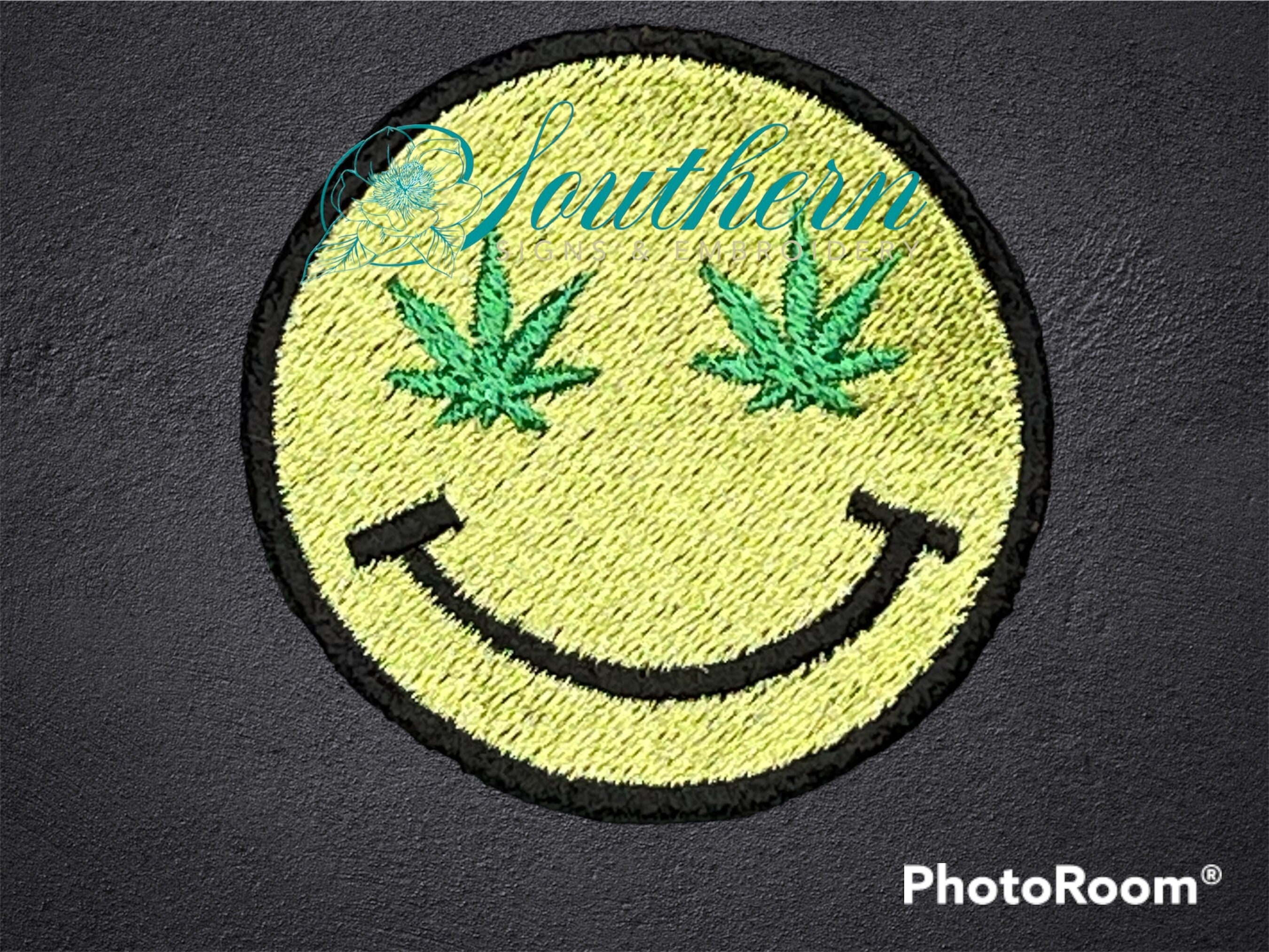 Smiley Face Marijuana Eyes - Etsy