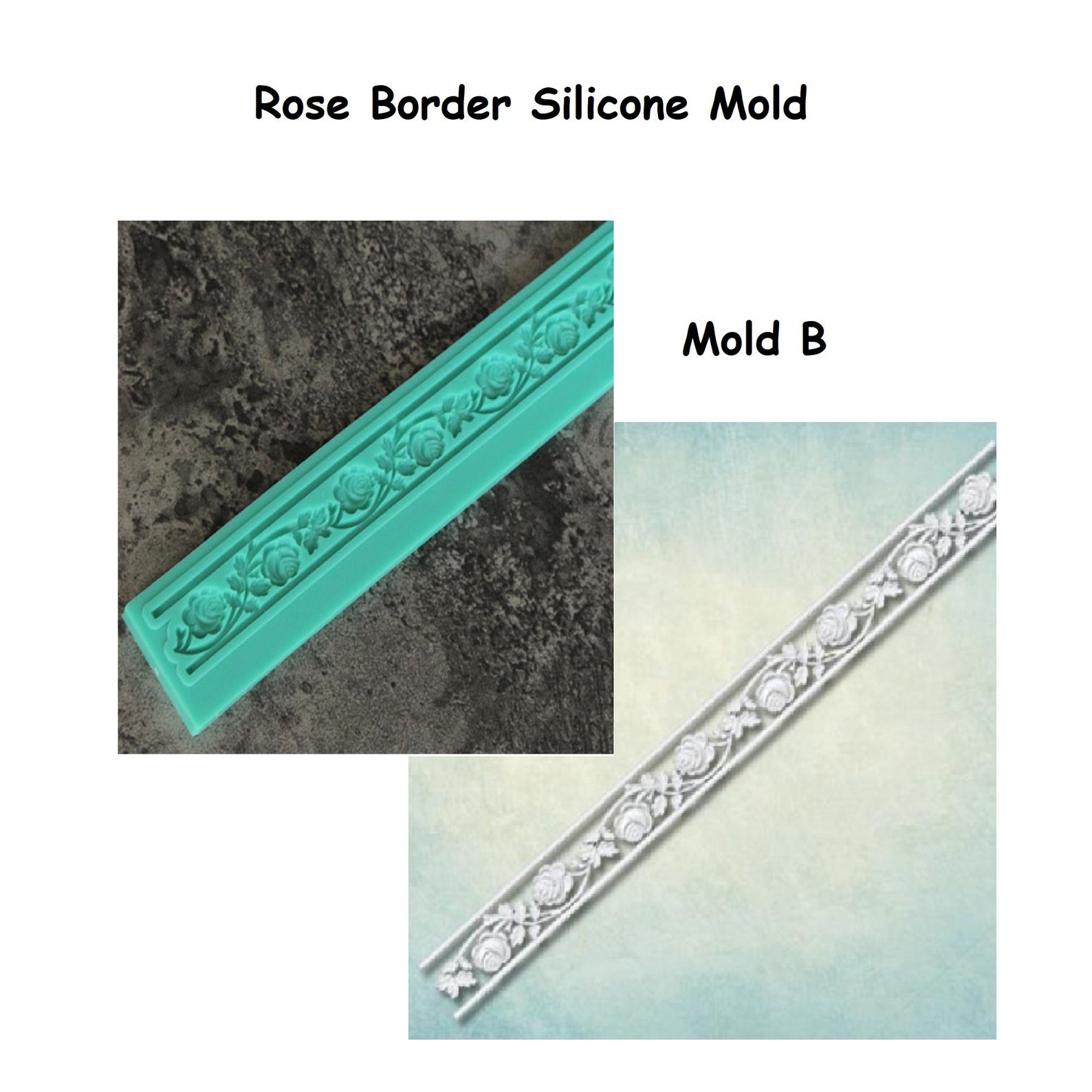 Border Silicone Mold, Cake Border Mold - Etsy