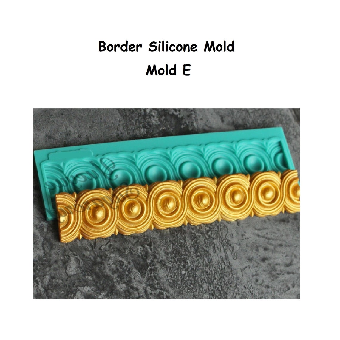 Border Silicone Mold Cake Border Mold - Etsy
