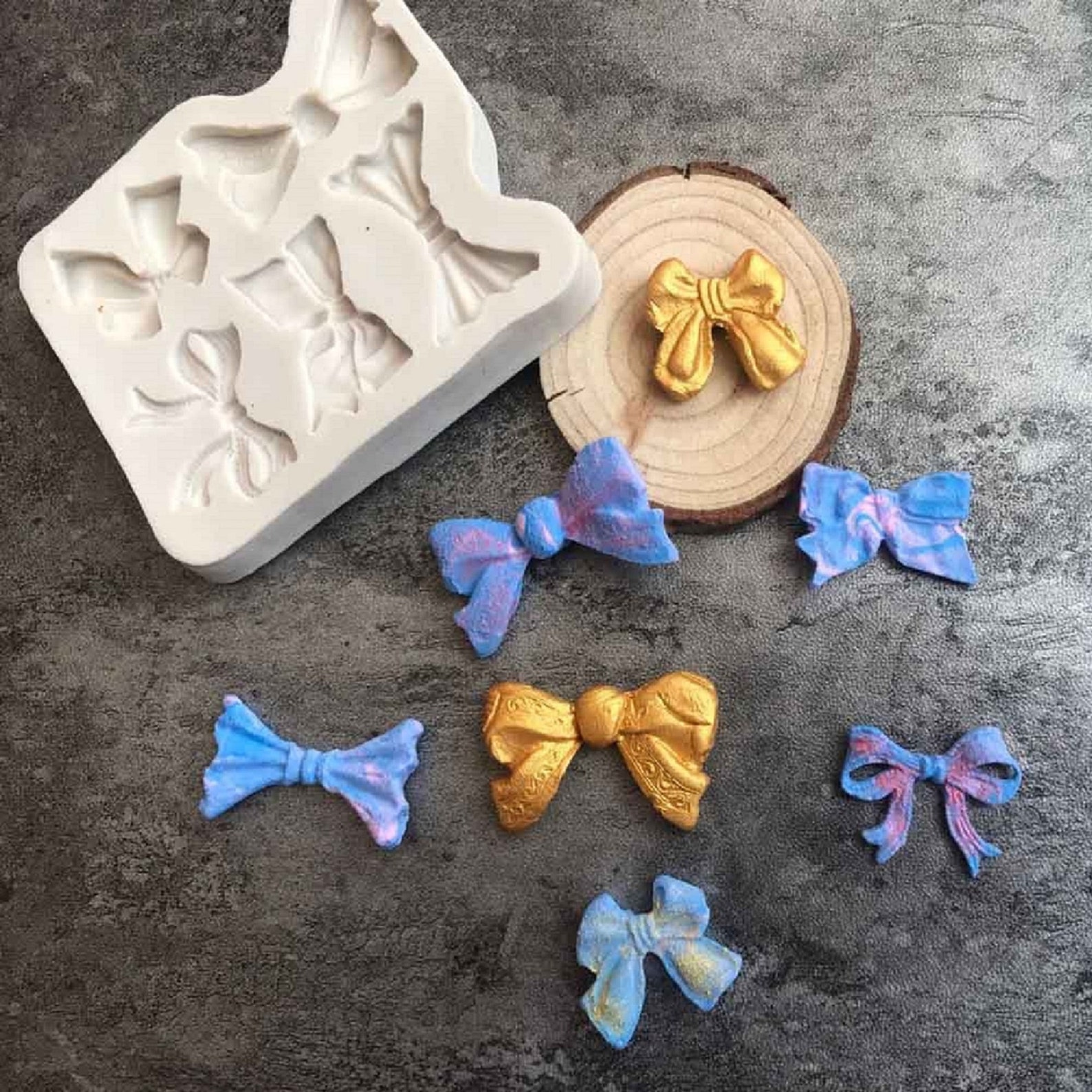 Bows Silicone Mold, 5-cavity Bow Mold - Etsy