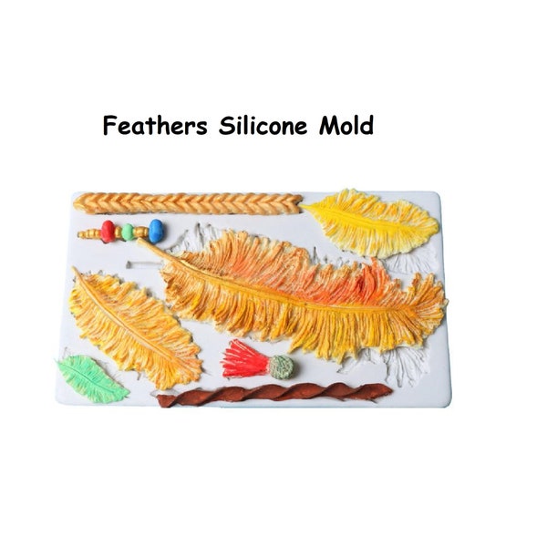 Feather Silicone Mold - Etsy