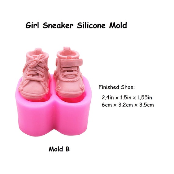 3D Baby Shoes Mold Baby Girl Shoes Silicone Mold | Etsy