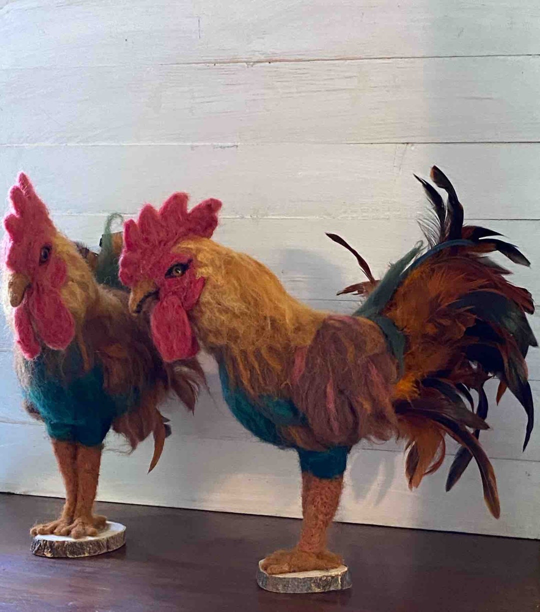 Felted Roosters - Etsy