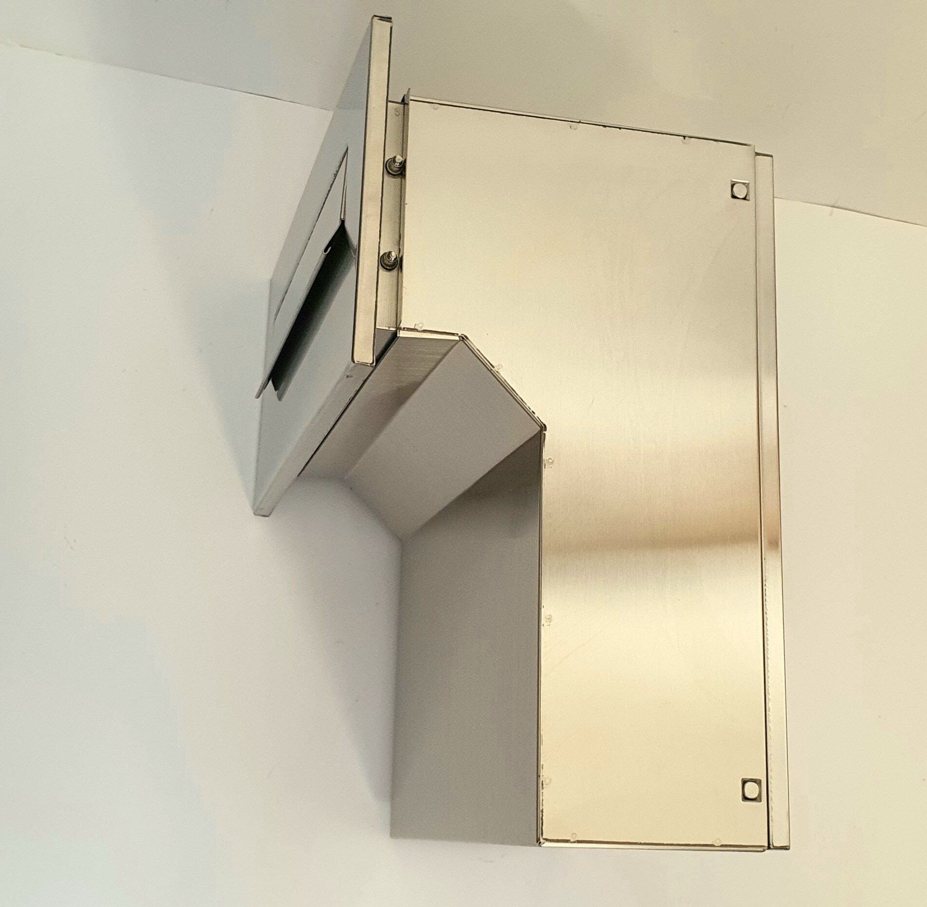 Mailbox to Be Built Into the Wall,inox Brushed Stainless Steel,metal ...