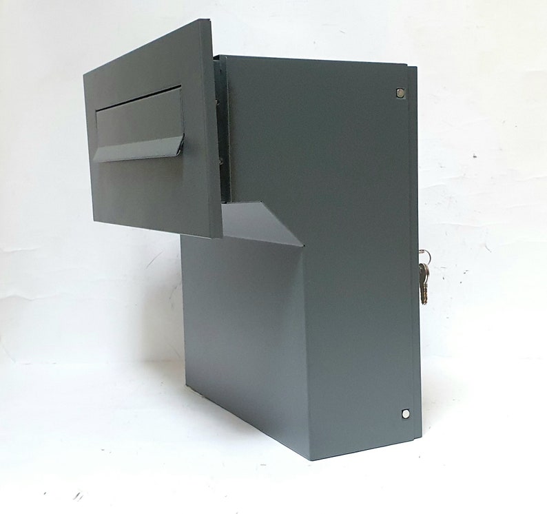 Mailbox to Be Built Into the Wall,anthracite Matt,galvanized Sheet ...