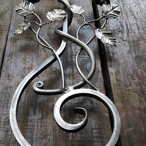 Metal Rose Bouquet, 37" Craft Work Anniversary Gift,steel Rose, Iron ...