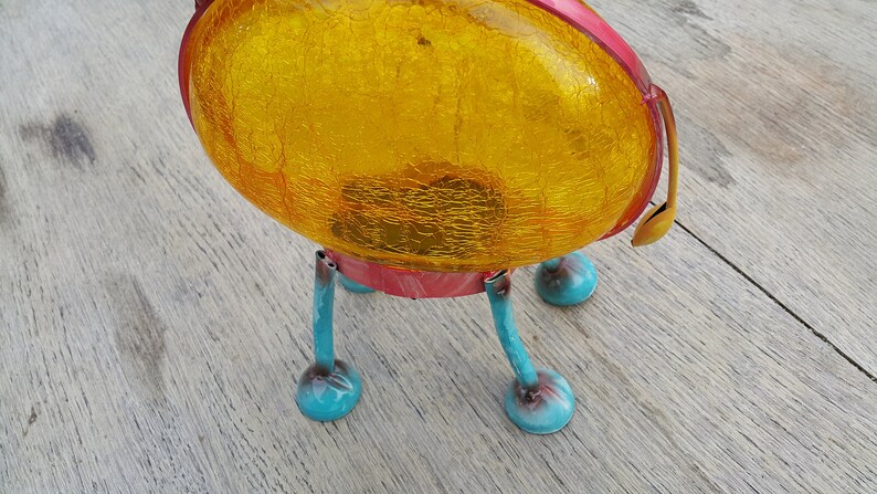 Giraffe with LED s Solar PanelMetal Garden/Home Decor | Etsy