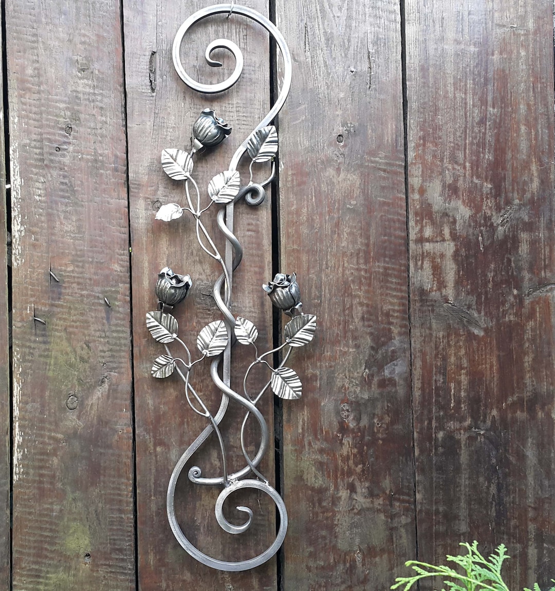 Metal Rose Bouquet, 37" Craft Work Anniversary Gift,steel Rose, Iron ...