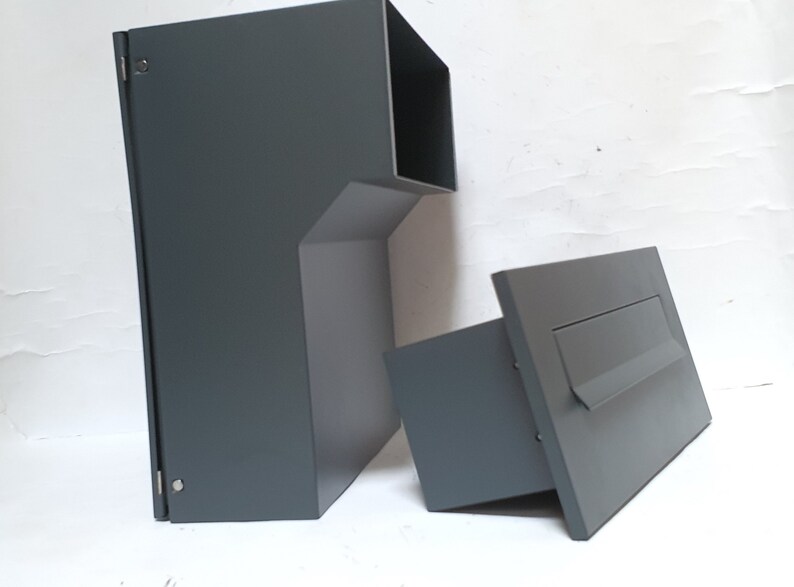 Mailbox to Be Built Into the Wall,anthracite Matt,galvanized Sheet ...